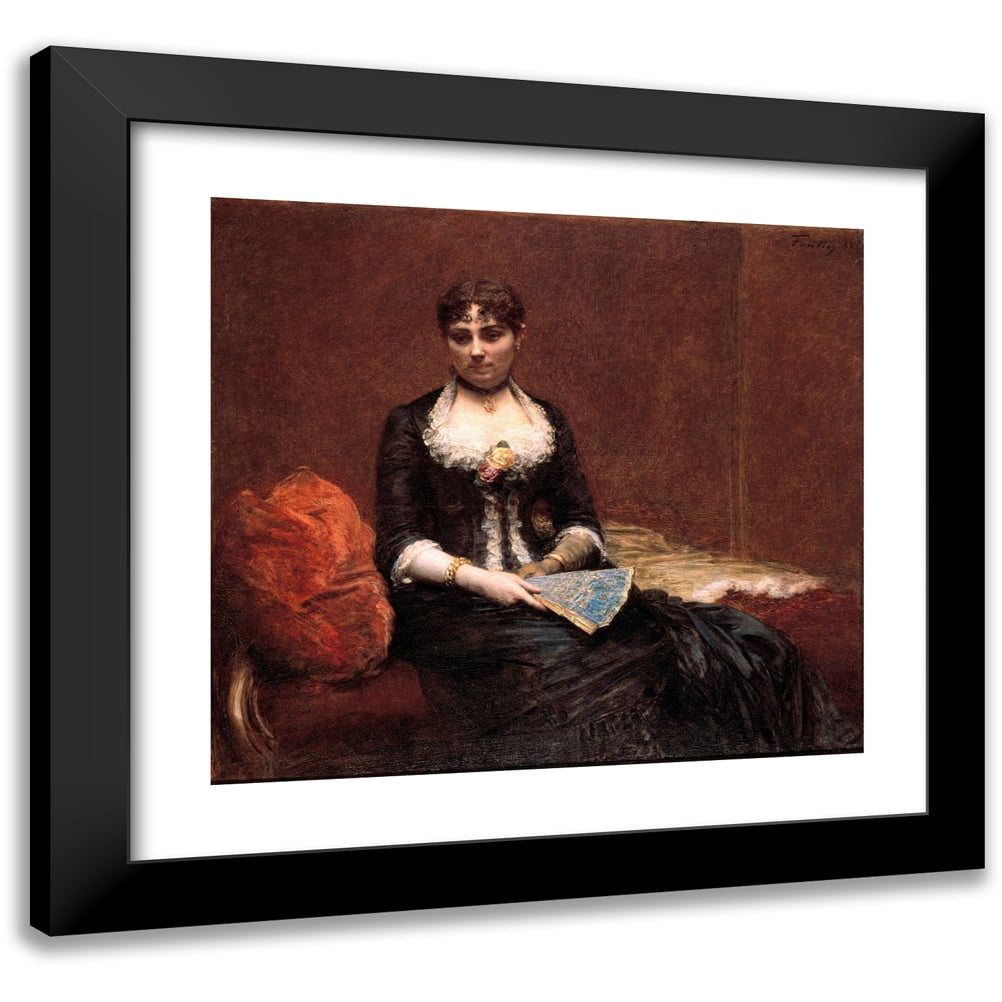 Henri Fantin-Latour 22x20 Black Modern Framed Museum Art Print Titled ...