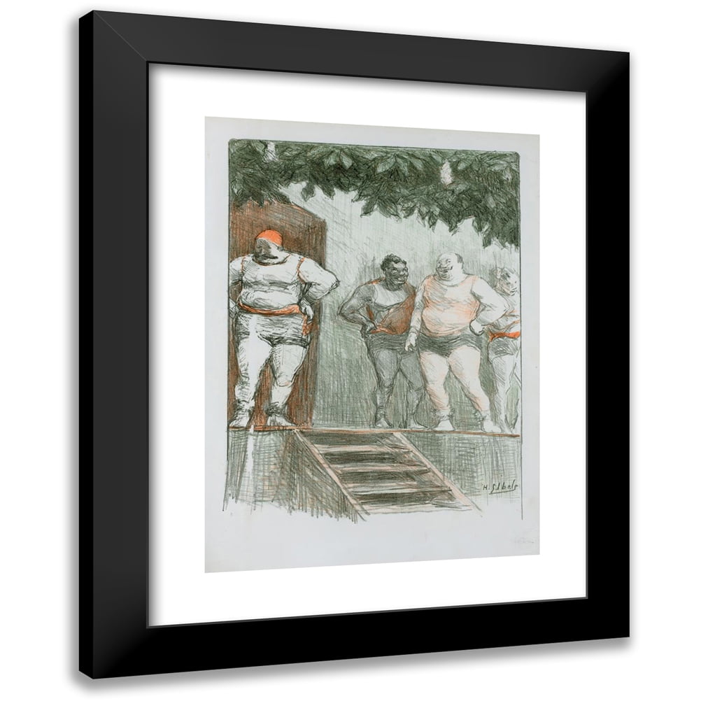 Henri-Gabriel Ibels 11x14 Black Modern Framed Museum Art Print Titled ...