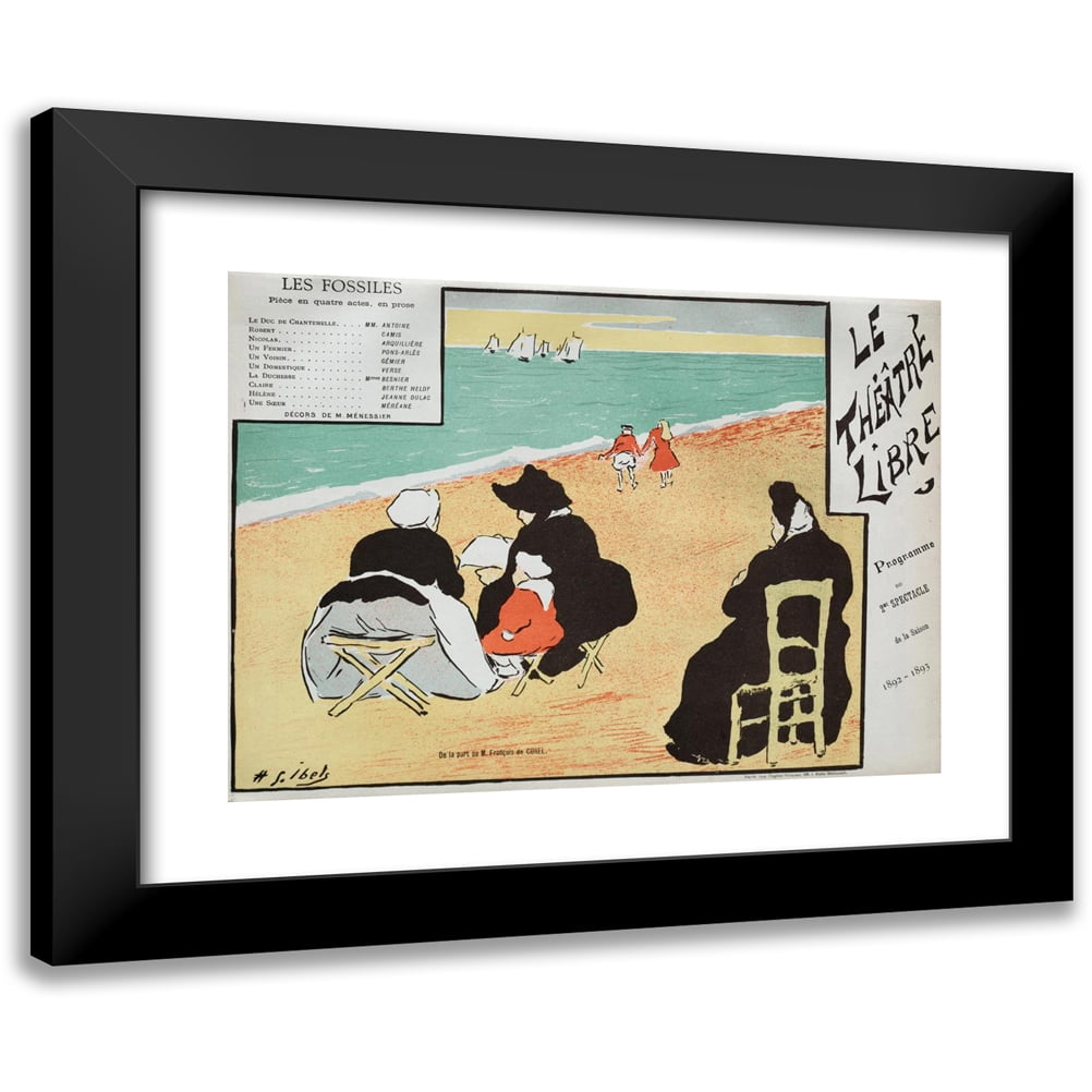 Henri-Gabriel Ibels 18x14 Black Modern Framed Museum Art Print Titled ...