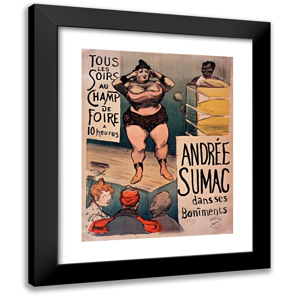 Henri-Gabriel Ibels 19x24 Black Modern Framed Museum Art Print Titled ...