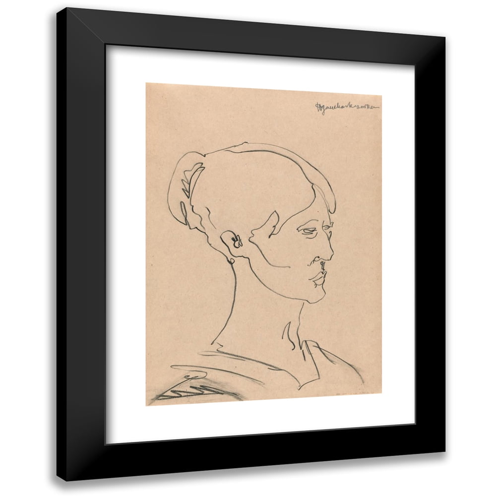 Henri Gaudier-Brzeska 11x14 Black Modern Framed Museum Art Print Titled ...