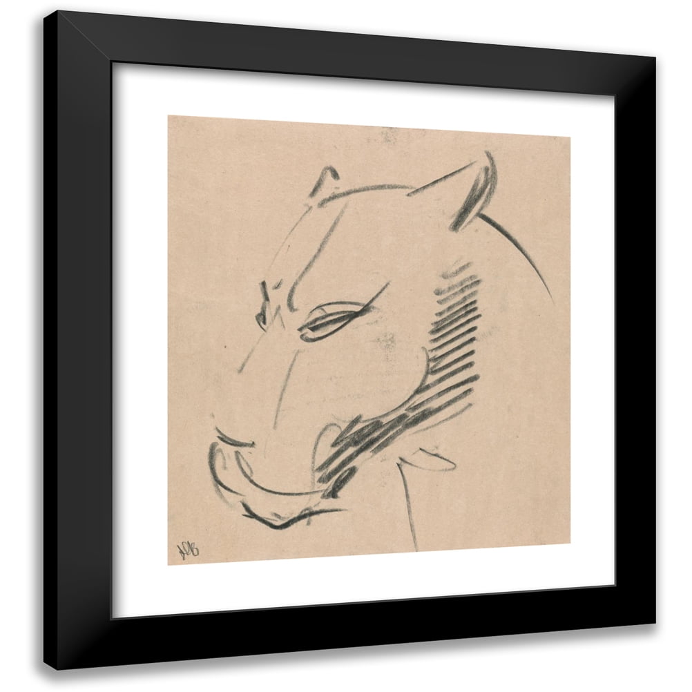 Henri Gaudier-Brzeska 15x16 Black Modern Framed Museum Art Print Titled ...