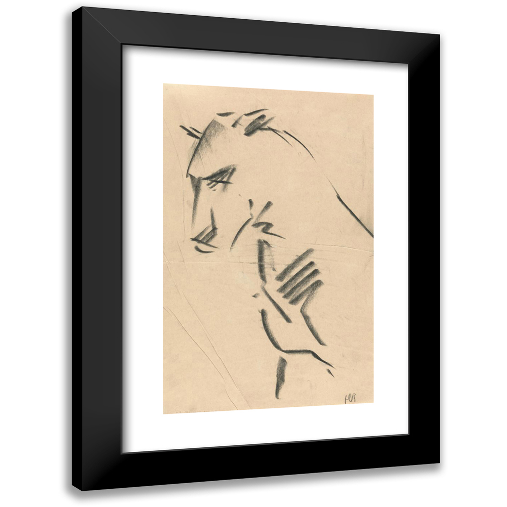 Henri Gaudier-Brzeska 16x24 Black Modern Framed Museum Art Print Titled ...