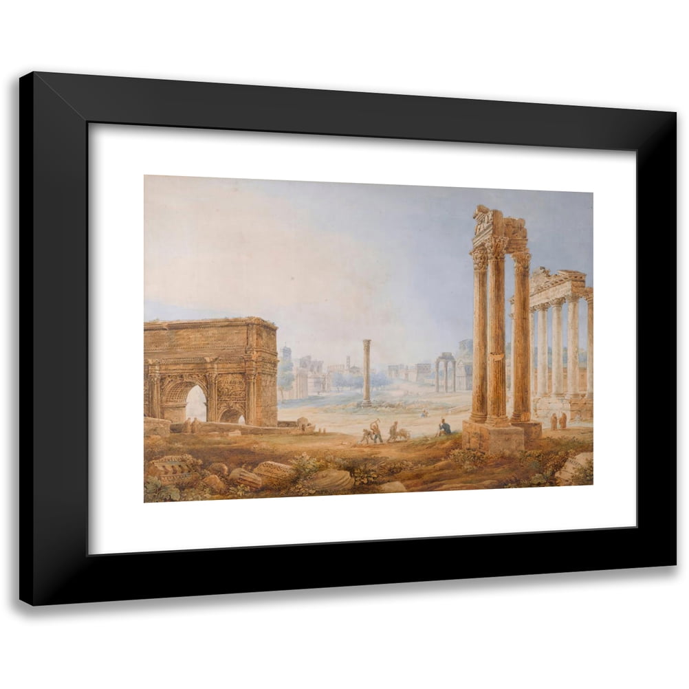 Henri Lévêque 24x18 Black Modern Framed Museum Art Print Titled - View ...