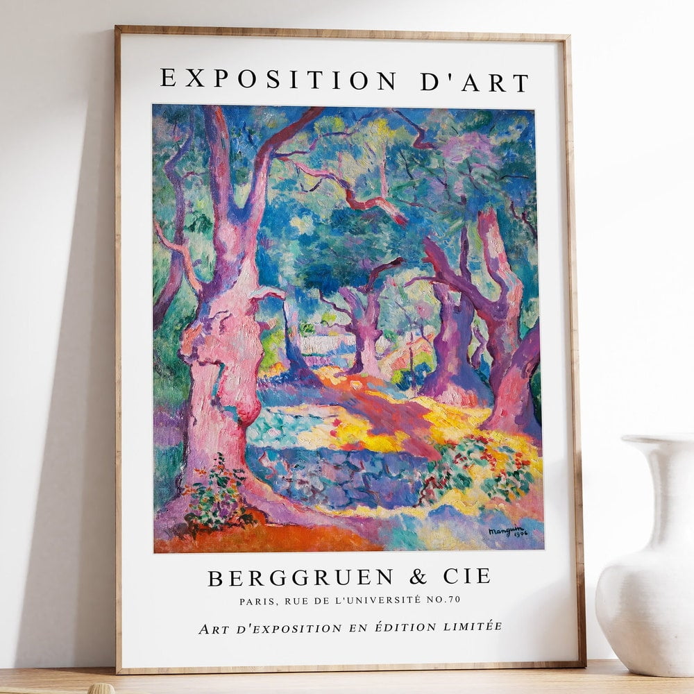 Henri Manguin Poster, Olive Trees In Cavalier, French Expressionist ...