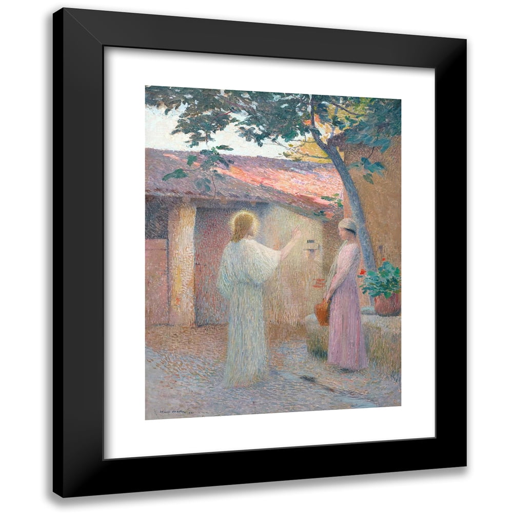 Henri Martin 15x18 Black Modern Framed Museum Art Print Titled - Christ ...