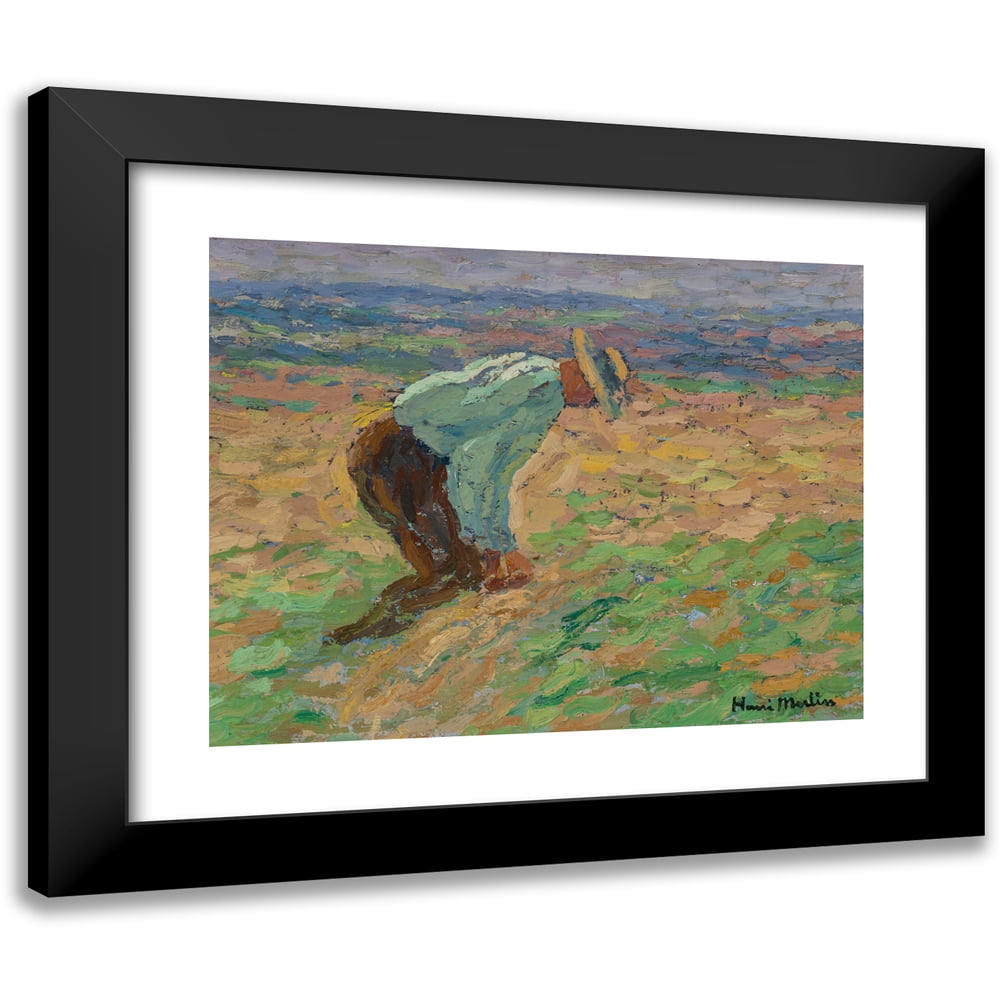 Henri Martin 24x20 Black Modern Framed Museum Art Print Titled - Lieur ...