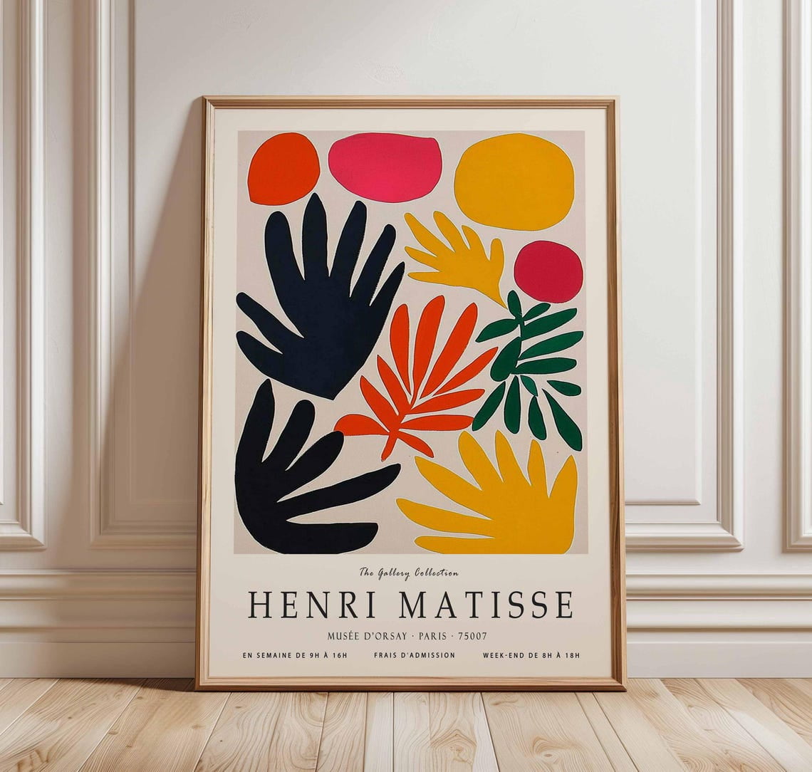 Henri Matisse Abstract Poster, Matisse Decor, Floral Wall Art, Boho ...