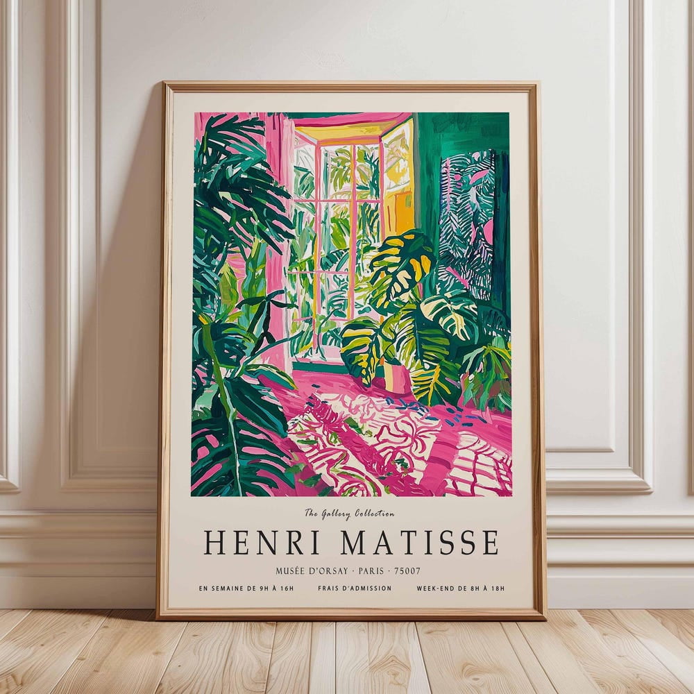 Henri Matisse Abstract Poster, Matisse Decor, Floral Wall Art, Boho ...