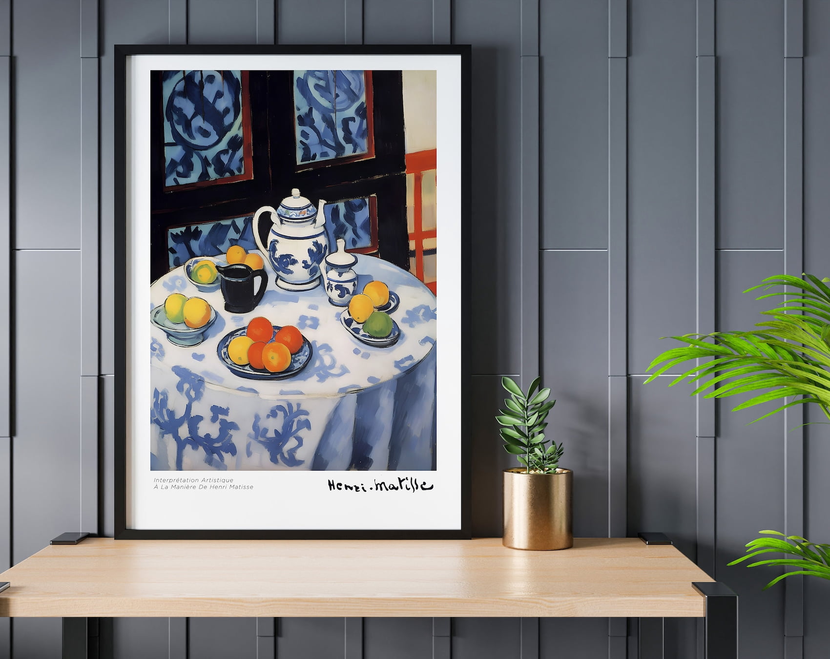Henri Matisse Afternoon Tea Framed Poster Print Artist Inspired ...