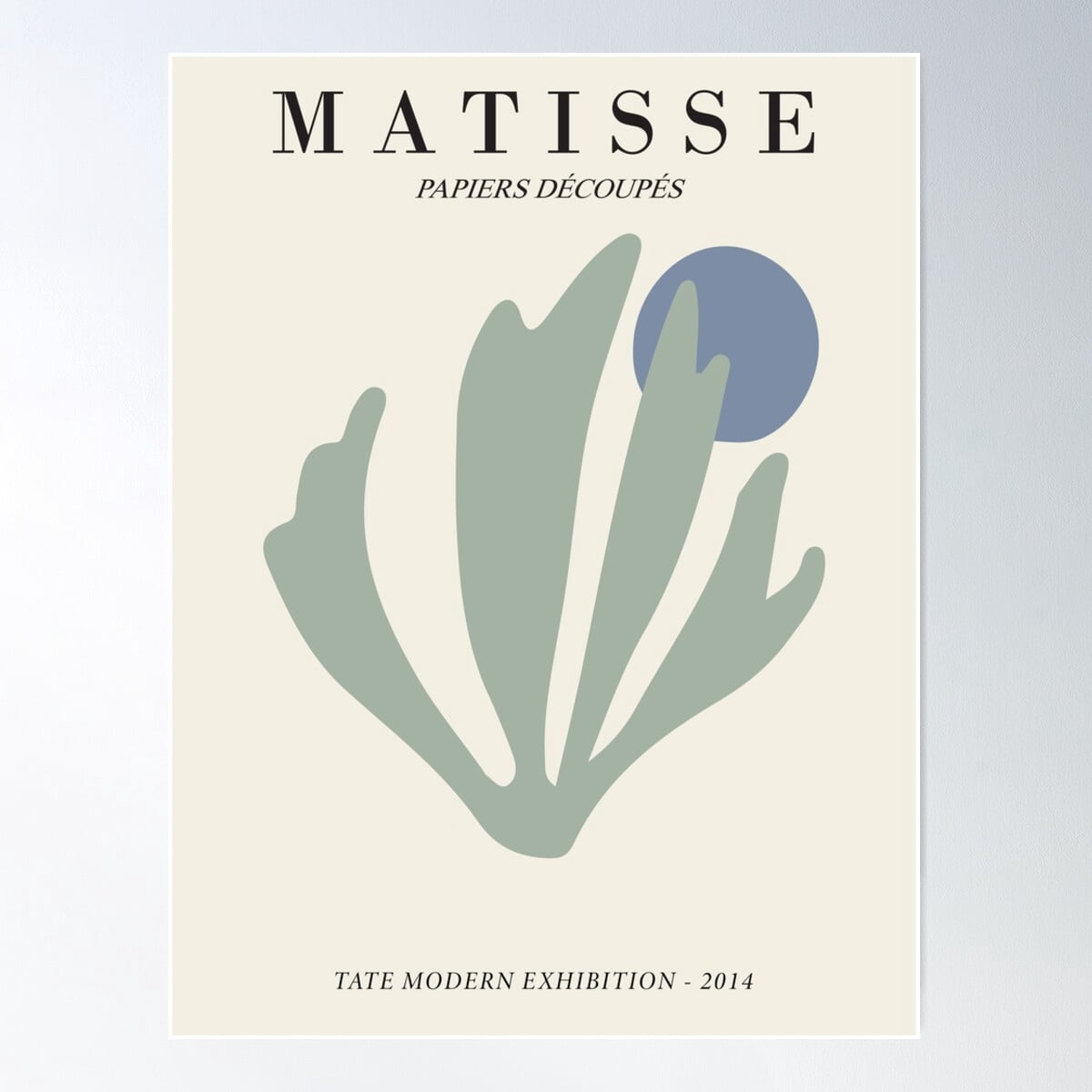 Henri Matisse - Algae Cutout Design - Papiers Découpés Poster Wall Art ...