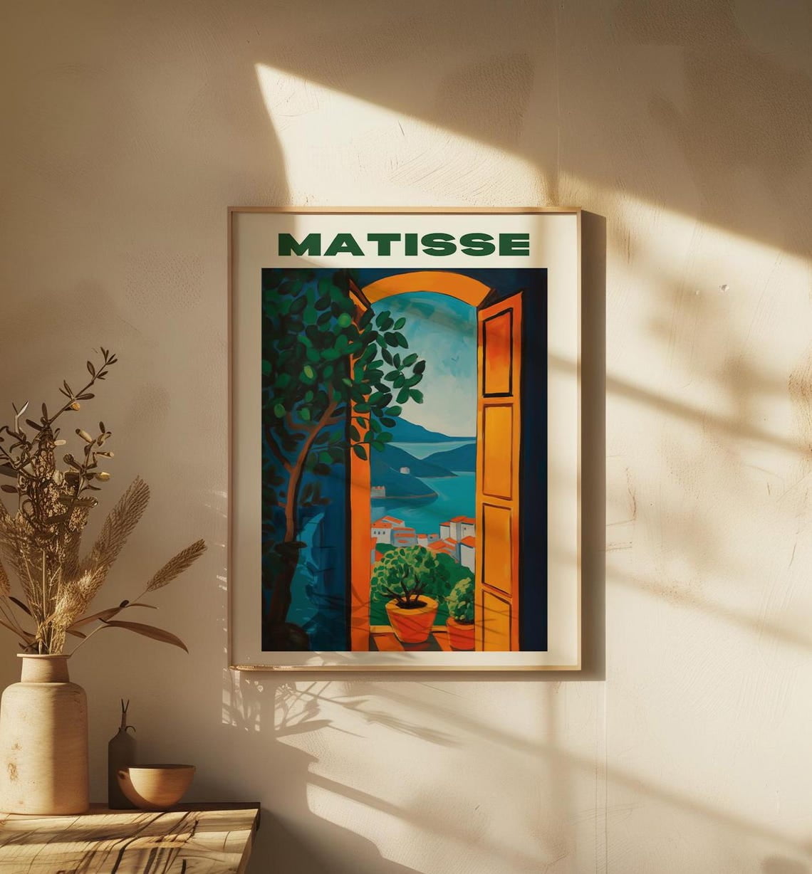 Henri Matisse Amalfi Coast Open Window Art Print, Henri Matisse Italy Inspired Print Wall Art ...