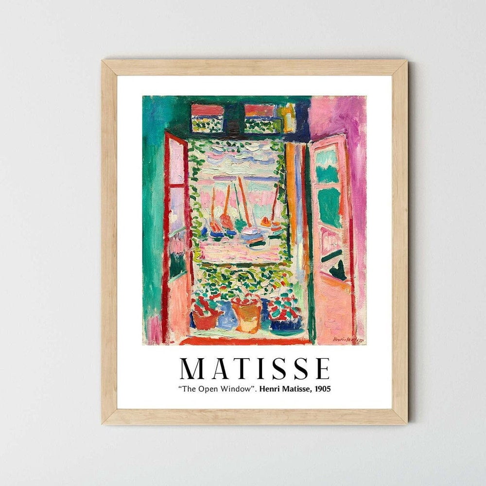 Henri Matisse Art Print - Open Window Art, Matisse Prints, Matisse Wall ...