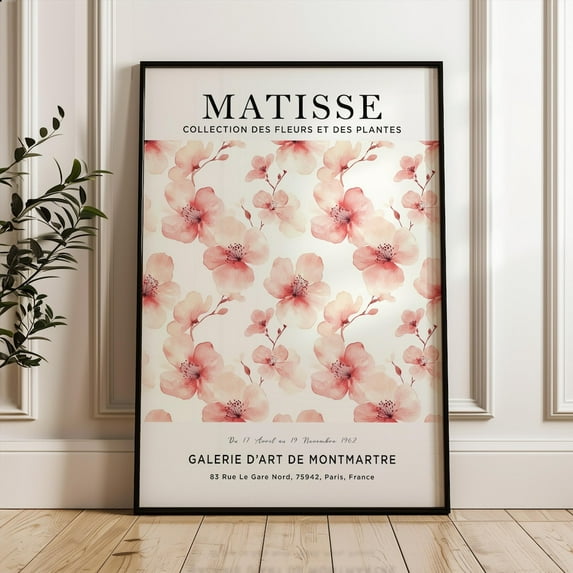 Henri Matisse Art Print, Pink Flower, Matisse Flower Poster, Flower ...