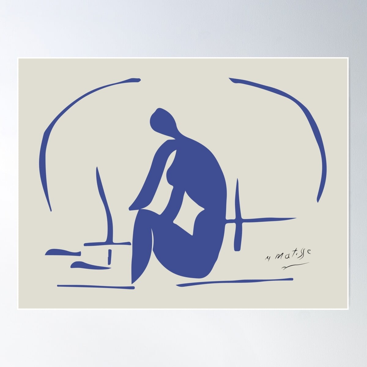 Henri Matisse - Bather In The Reeds - 1952 Poster Wall Art Modern Wall ...