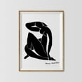 Henri Matisse Black Poster: Lady Knelt Abstract Art UNFRAMED PAPER ...