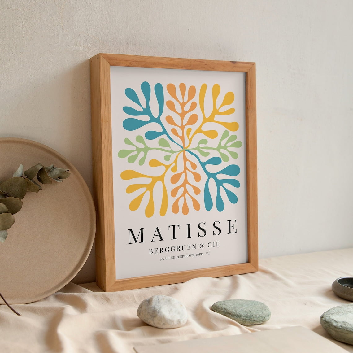 Henri Matisse Blue And Orange Prints, Matisse Poster, Mid Century ...