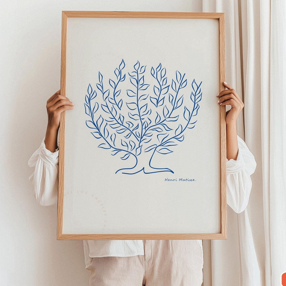 Henri Matisse Blue Wall Decor, Matisse Art Poster, Matisse Minimalist ...