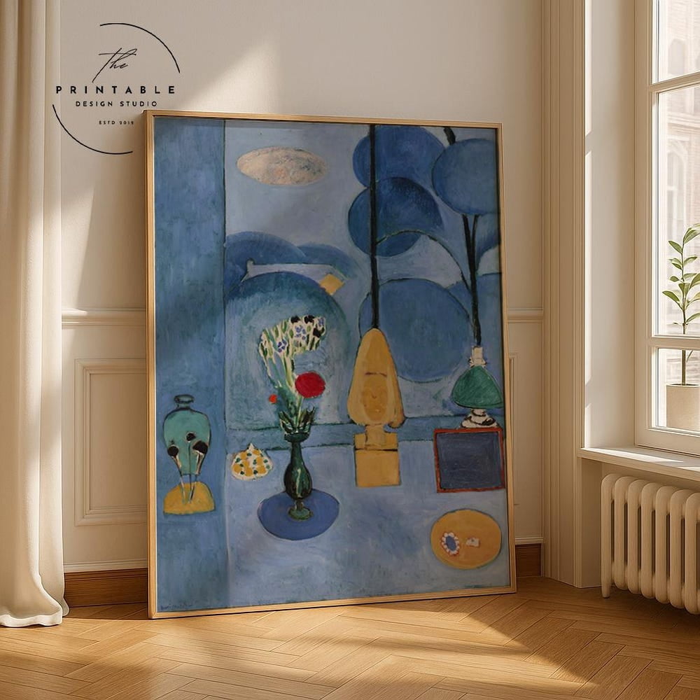 Henri Matisse Blue Window, Fauvism Painting, Abstract Art Print, Modern ...