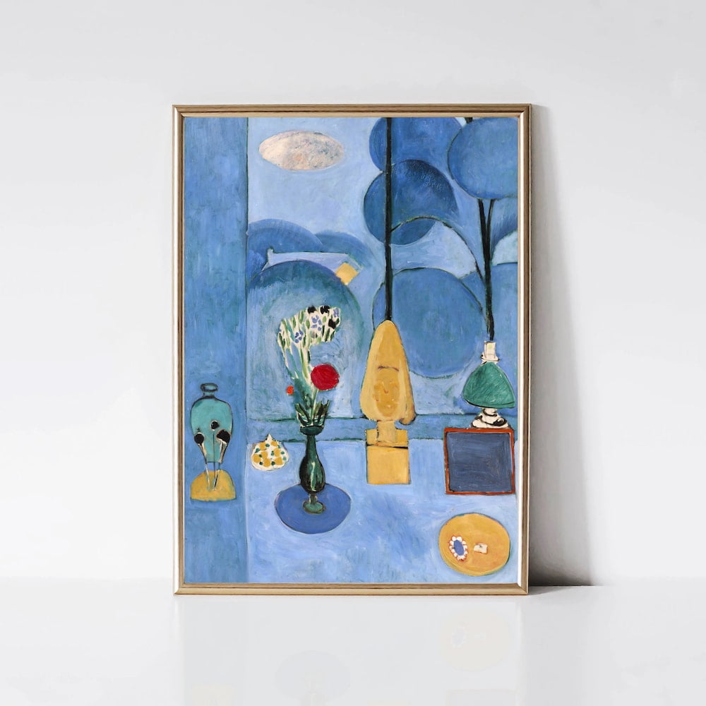 Henri Matisse Blue Window, Fauvism Painting, Abstract Art Print, Modern ...