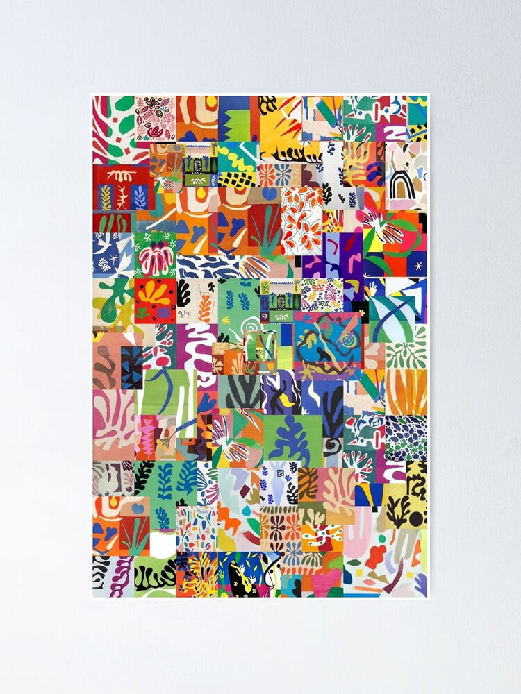 Henri Matisse Cutouts Canvas Poster Decor Landscape Office Room Decor ...