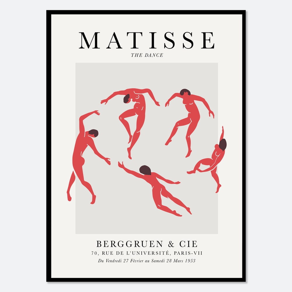 Henri Matisse The Dance Cut-Outs Vintage Poster Art Print, Matisse ...
