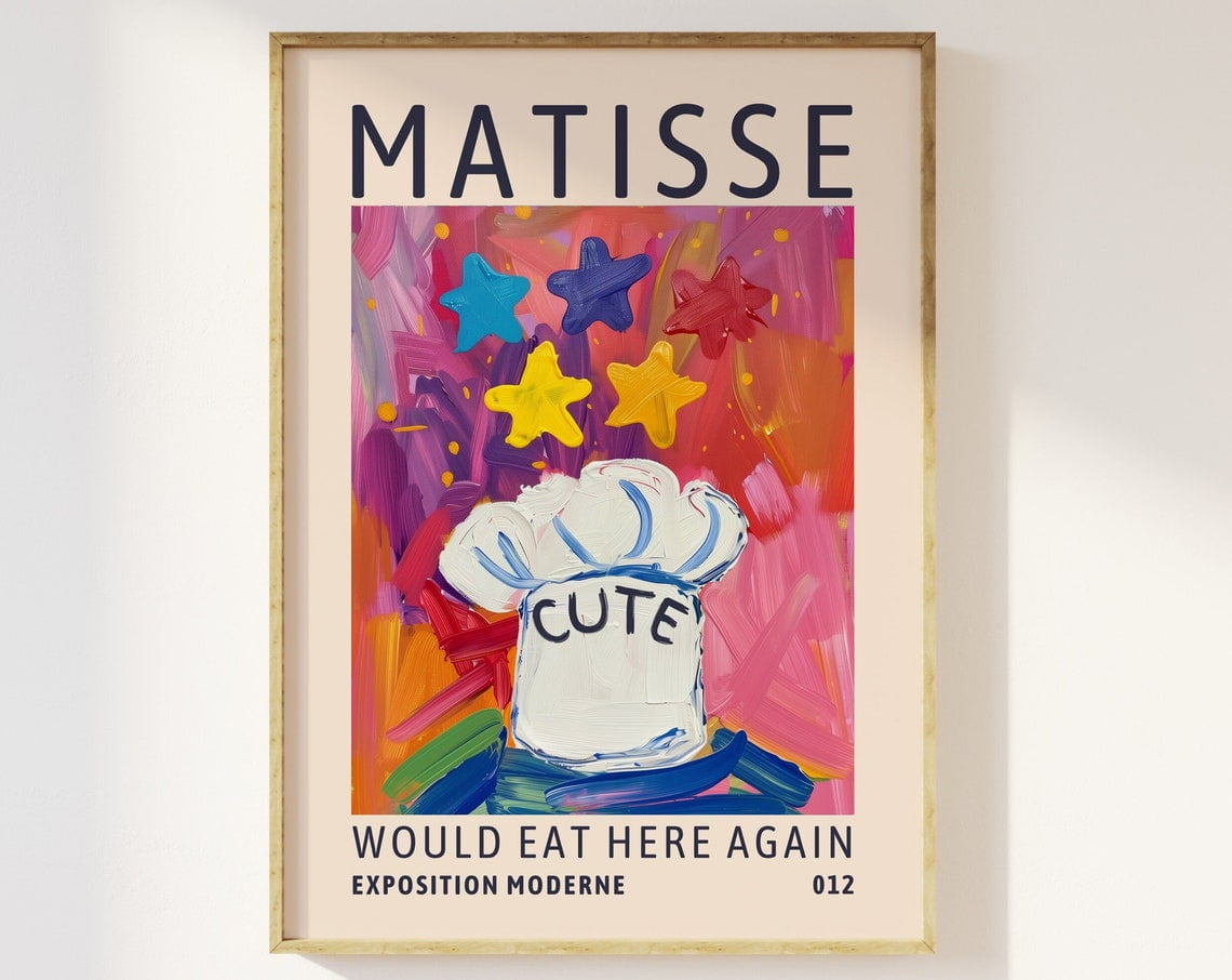 Henri Matisse Would Eat Here Again Print - Chef Was Cute Five Stars ...