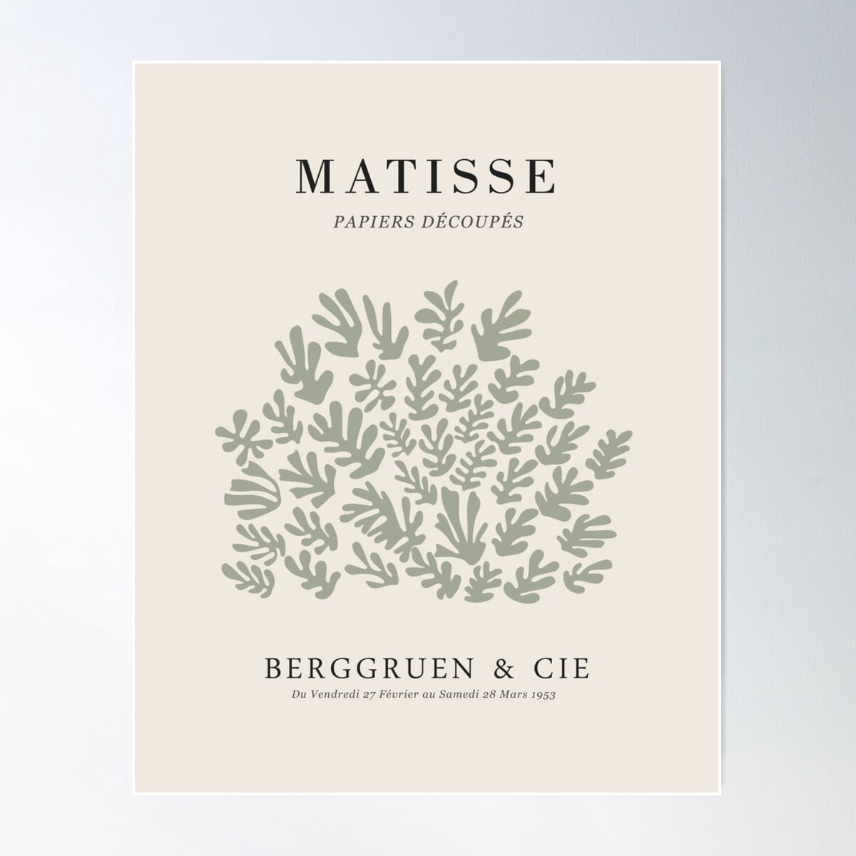 Henri Matisse Exhibition, The Sheaf, La Gerbe Poster Wall Art, Modern ...
