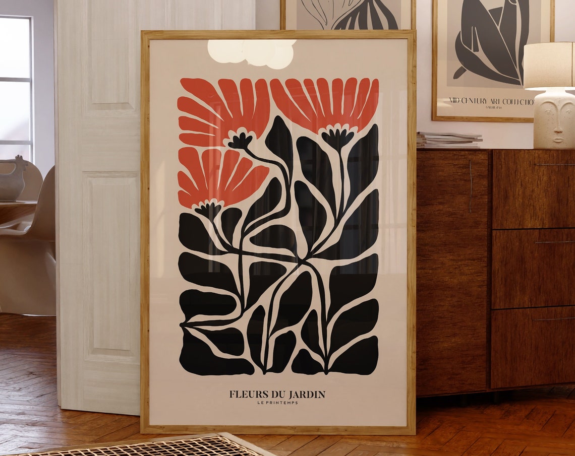 Henri Matisse Flower Style Exhibition Poster, Famous Gallery Wall Art ...