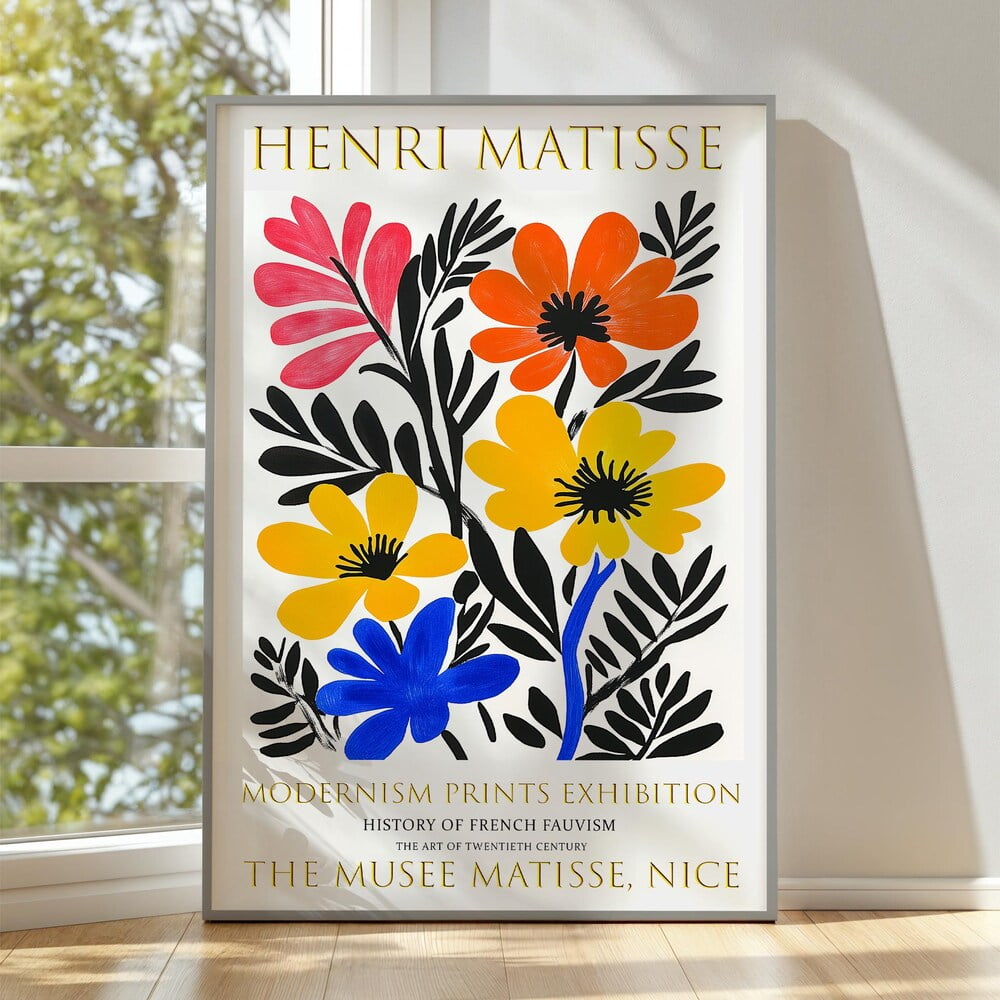 Henri Matisse Flowers Print, Matisse Exhibition Poster, Matisse Poster ...