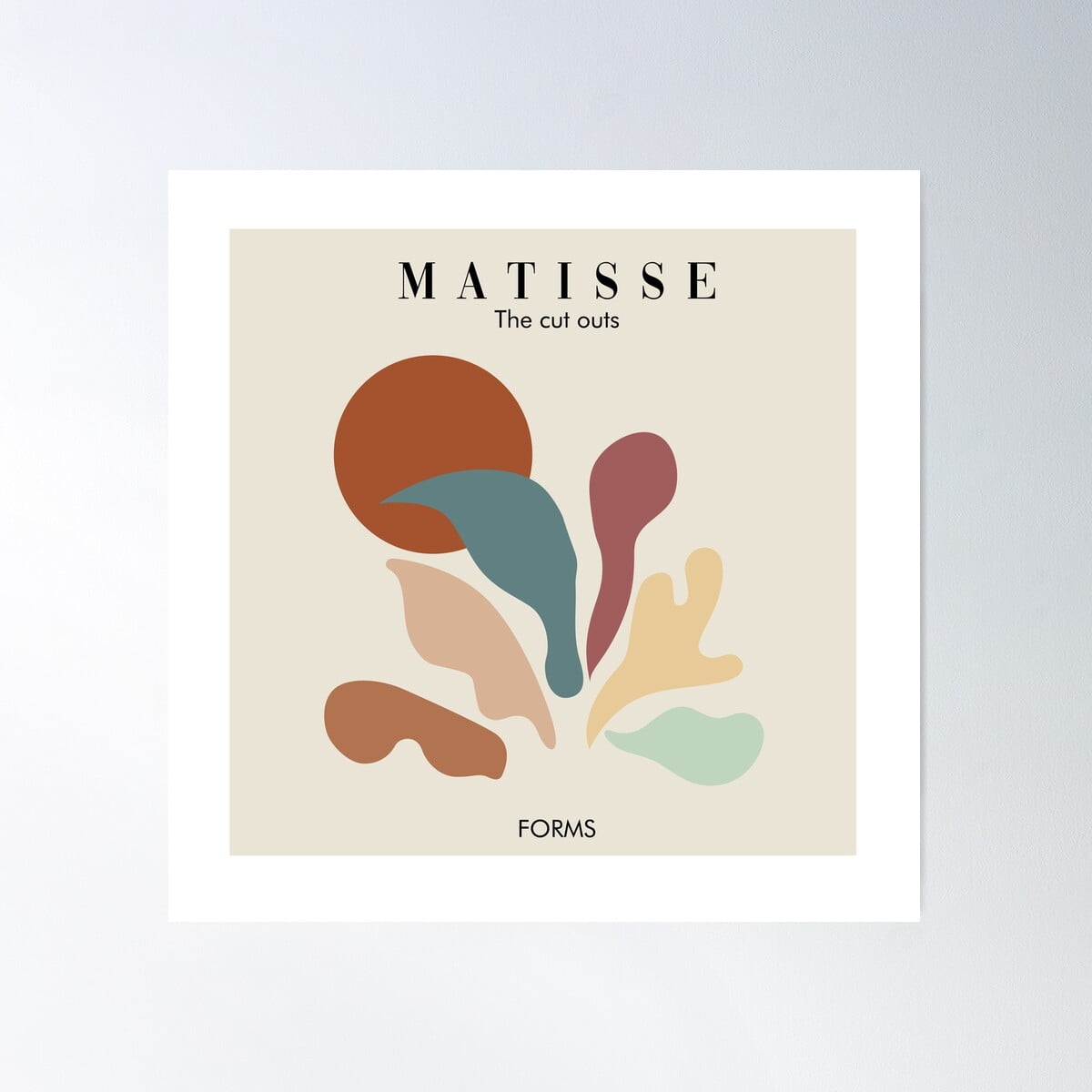 Henri Matisse Forms Cut Outs, Organic Color Palette, Scandivian Art ...