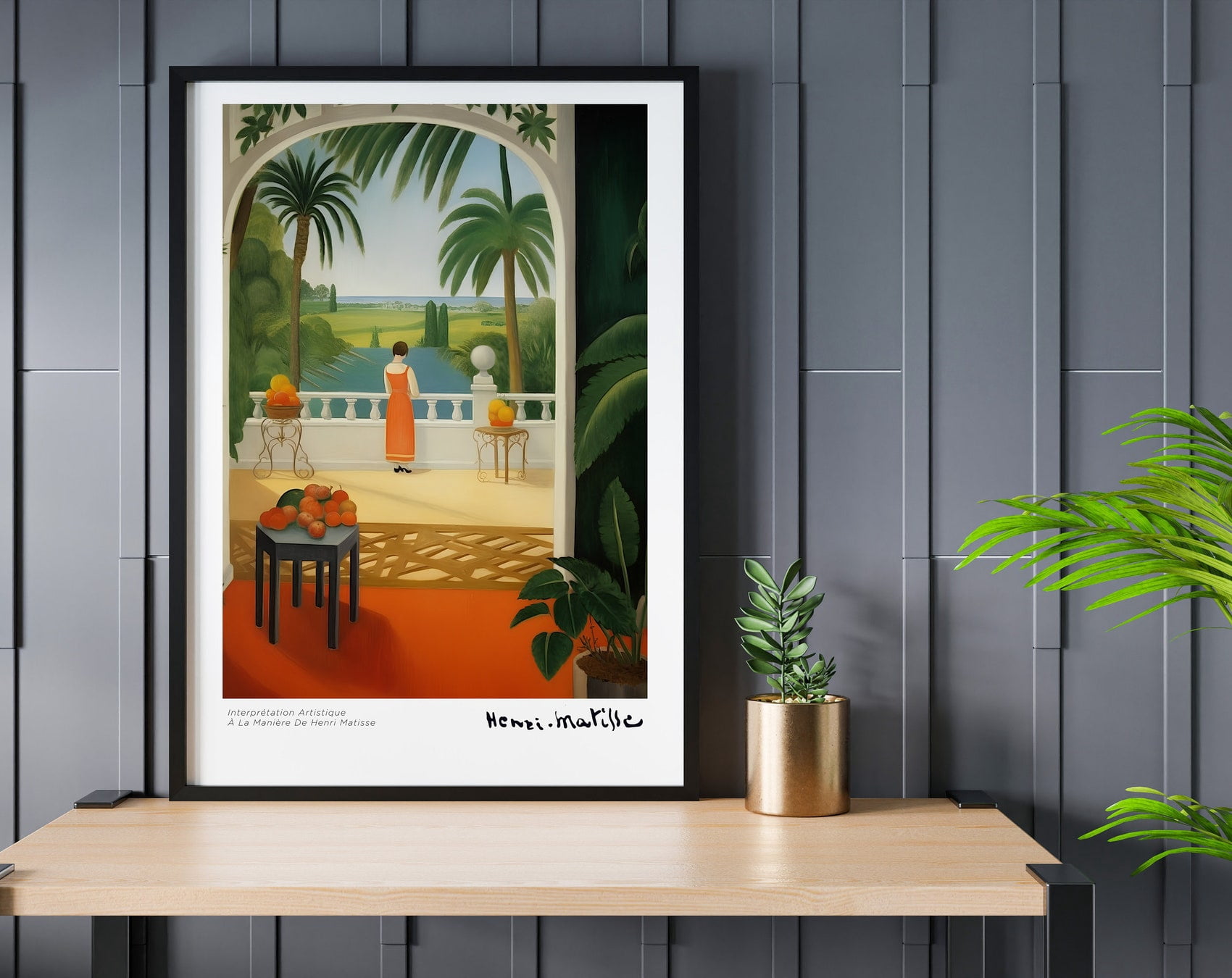 Henri Matisse Framed Landscape Poster Print Artist Inspired Exhibition ...