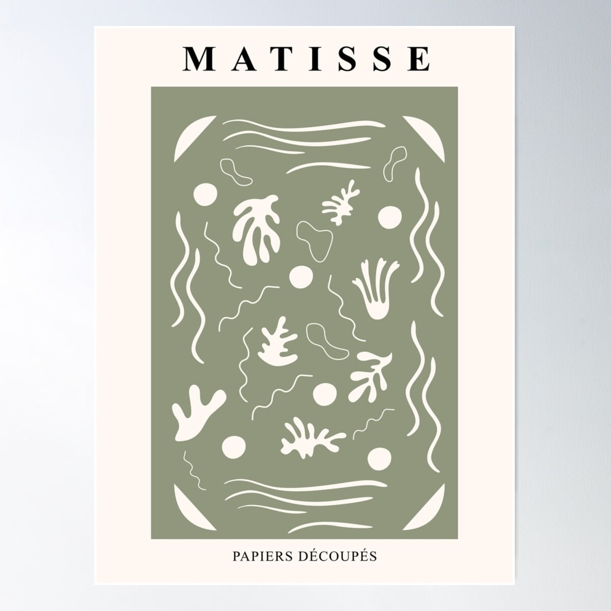 Henri Matisse Geometric And Organic Shapes Poster Wall Art, Modern Wall ...