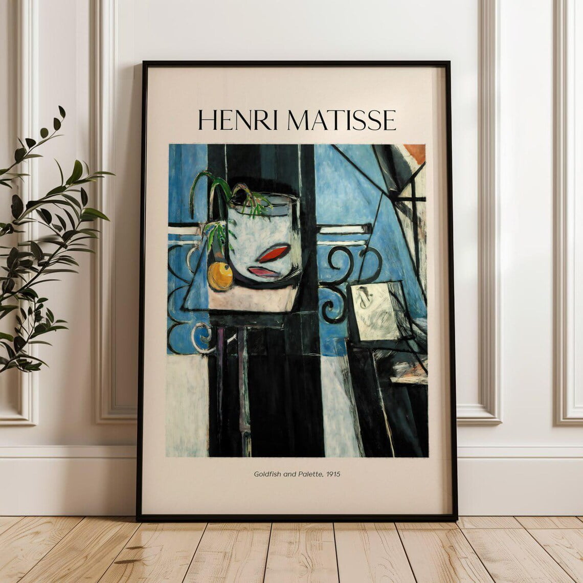 Henri Matisse - Goldfish And Palette 1915 Wall Art, Large Wall Art ...