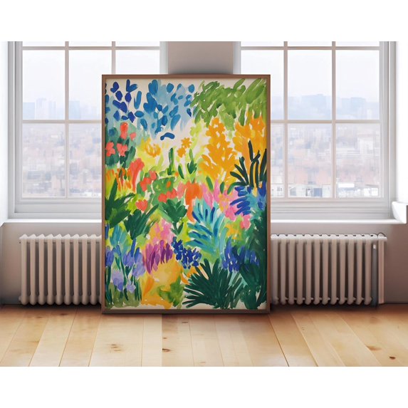 Henri Matisse Inspired Colorful Landscape Print, Aesthetic Home Decor ...