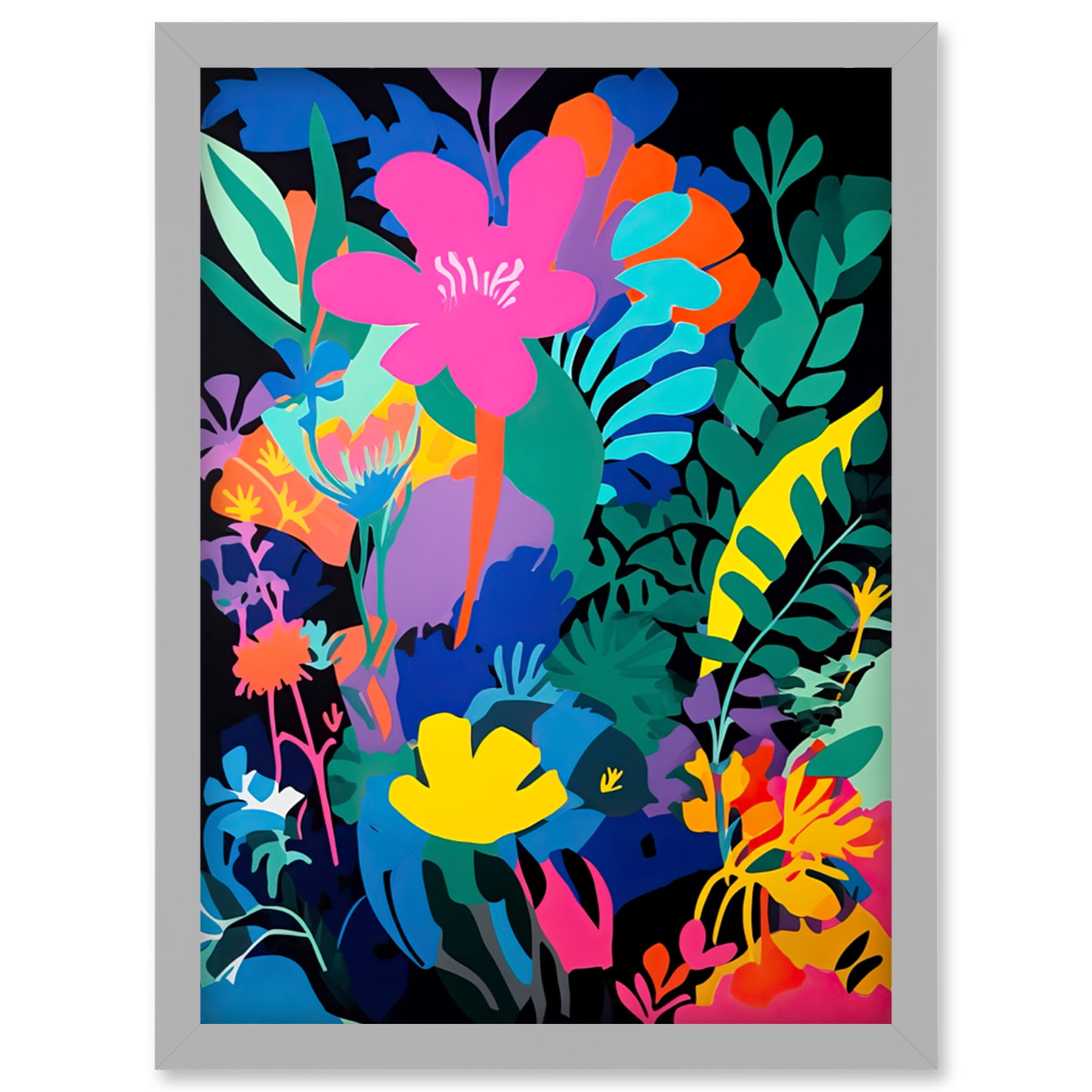 Henri Matisse Inspired Floral Landscape Acrylic Painting Vibrant ...