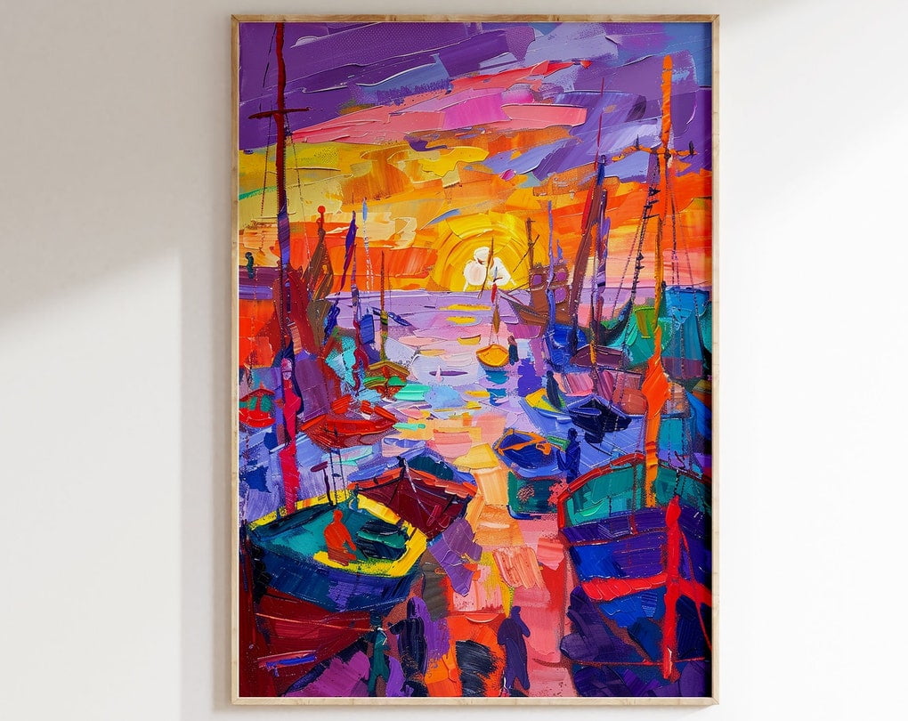 Henri Matisse Inspired Poster, Colorful Framed Henri Matisse Print ...