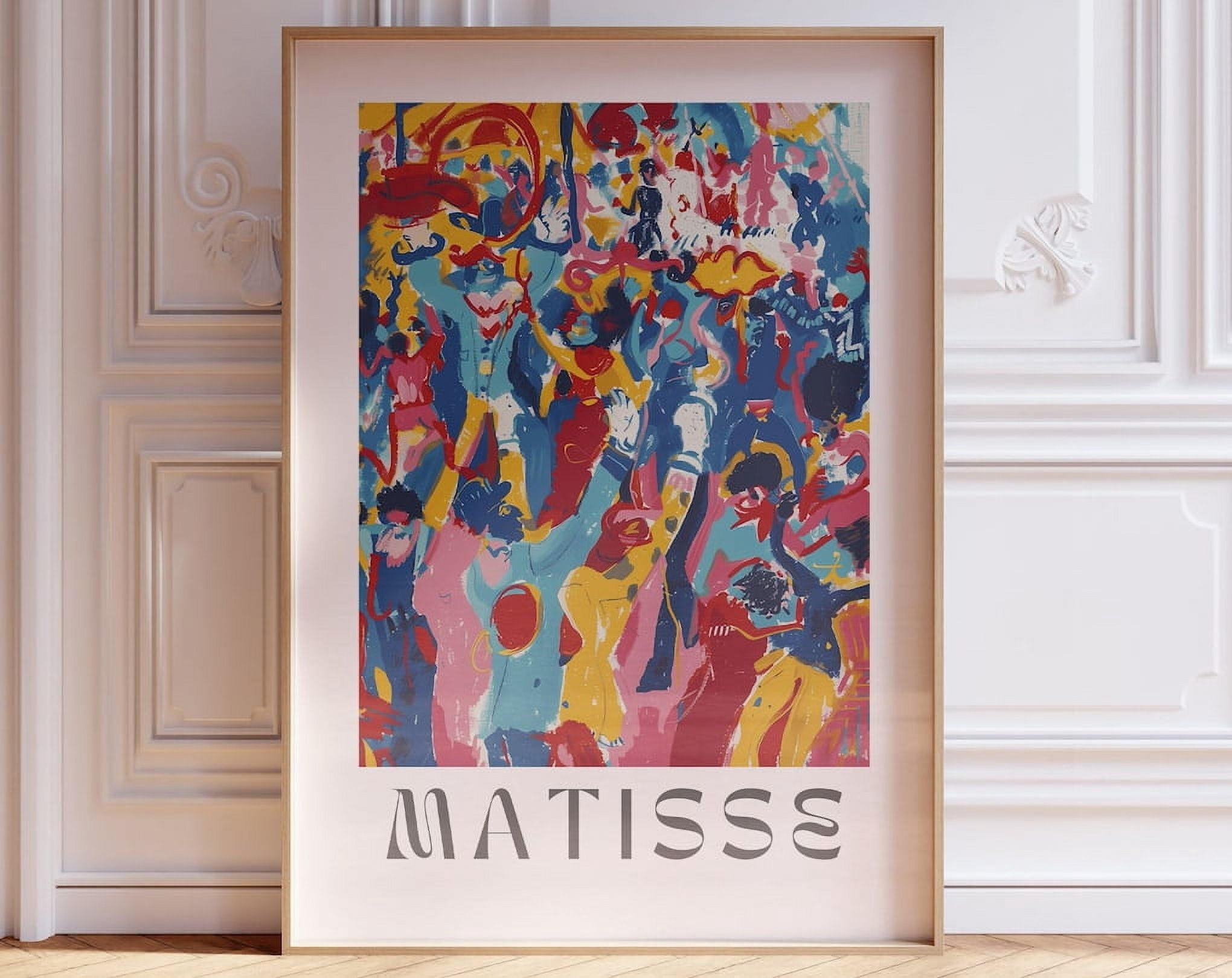 Henri Matisse Inspired Print With Frame, Artful Matisse Framed Poster ...
