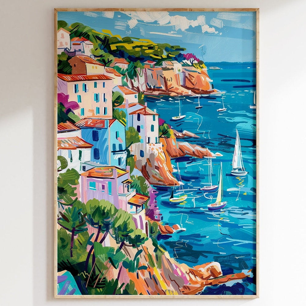 Henri Matisse Inspired Print With Frame, Colorful Matisse Poster ...