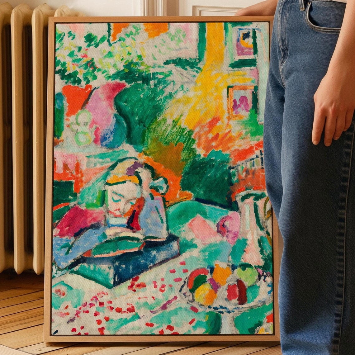 Henri Matisse - Interior With A Young Girl 1905 - Framed Wall Art Large ...