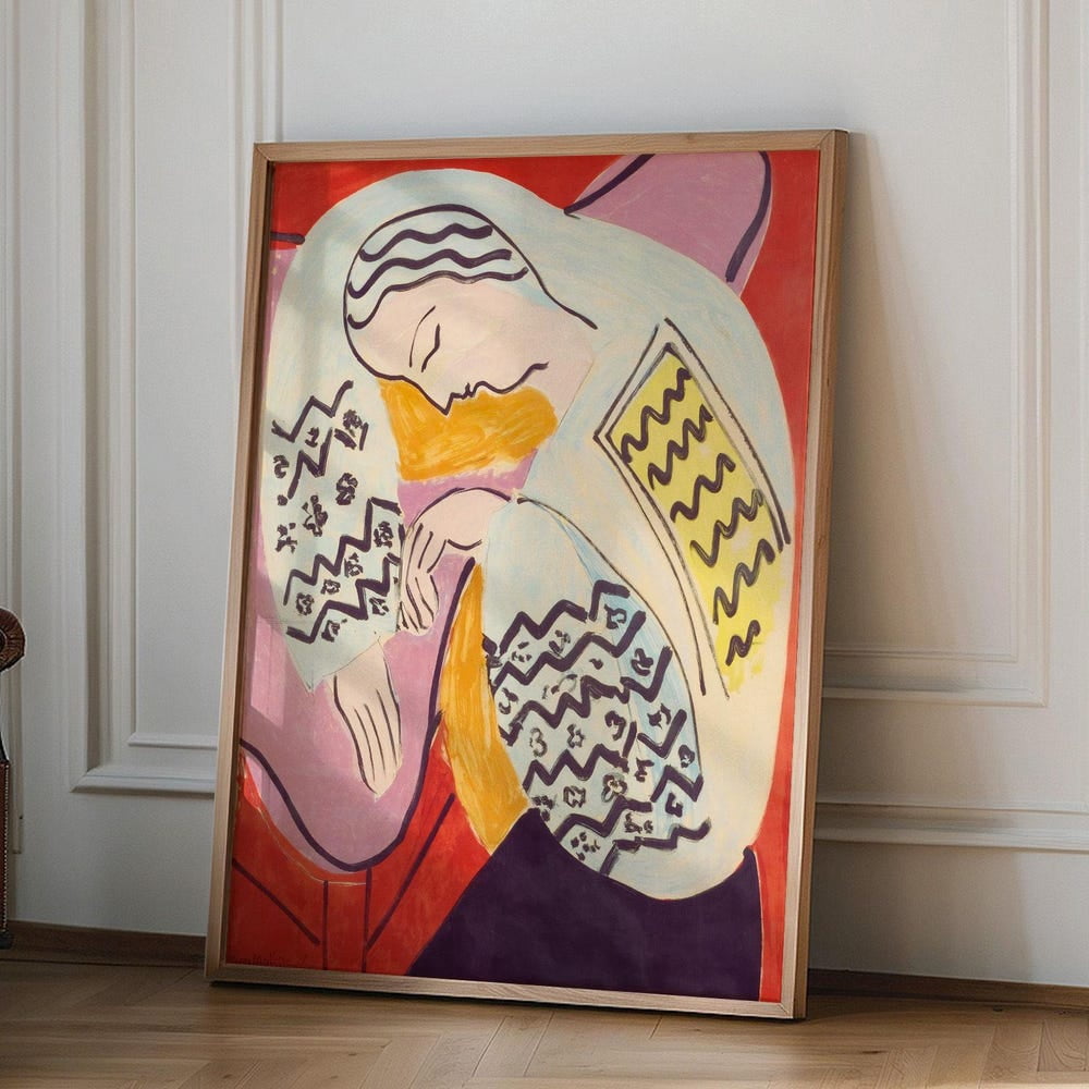 Henri Matisse La Blouse Romaine Poster, Henri Matisse Wall Art, Henri ...