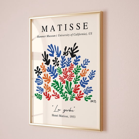 Henri Matisse La Gerbe 1953 Poster, Henri Matisse Wall Art, Henri ...