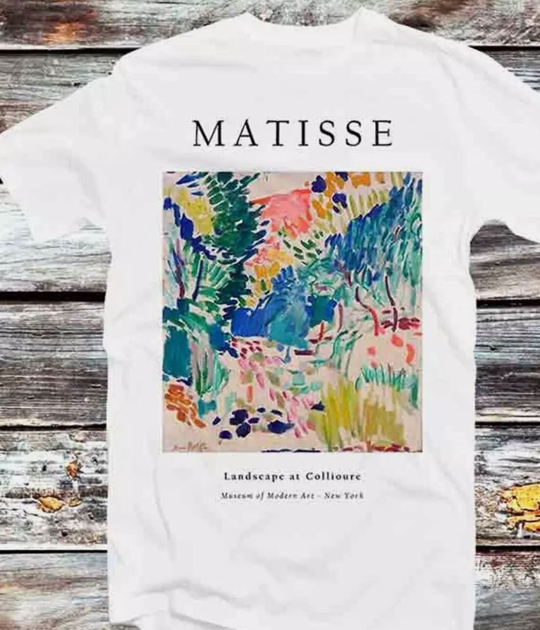 Henri Matisse Landscape At Collioure Art T Shirt Vintage Retro Cool G ...