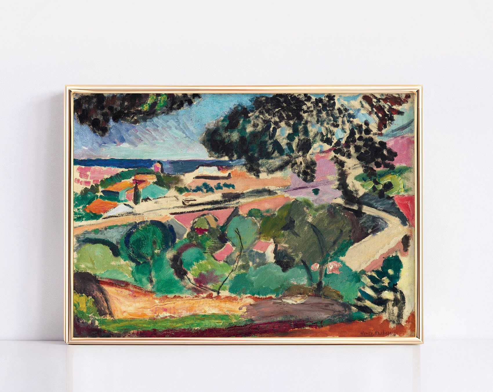 Henri Matisse Landscape near Collioure Poster, Henri Matisse Exhibition ...
