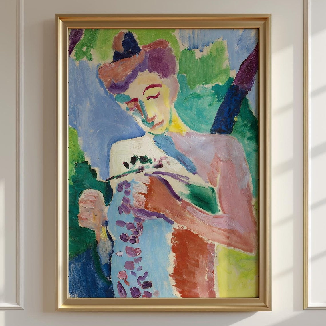 Henri Matisse - Modesty (The Italian) 1906 Wall Art - Large Wall Art ...