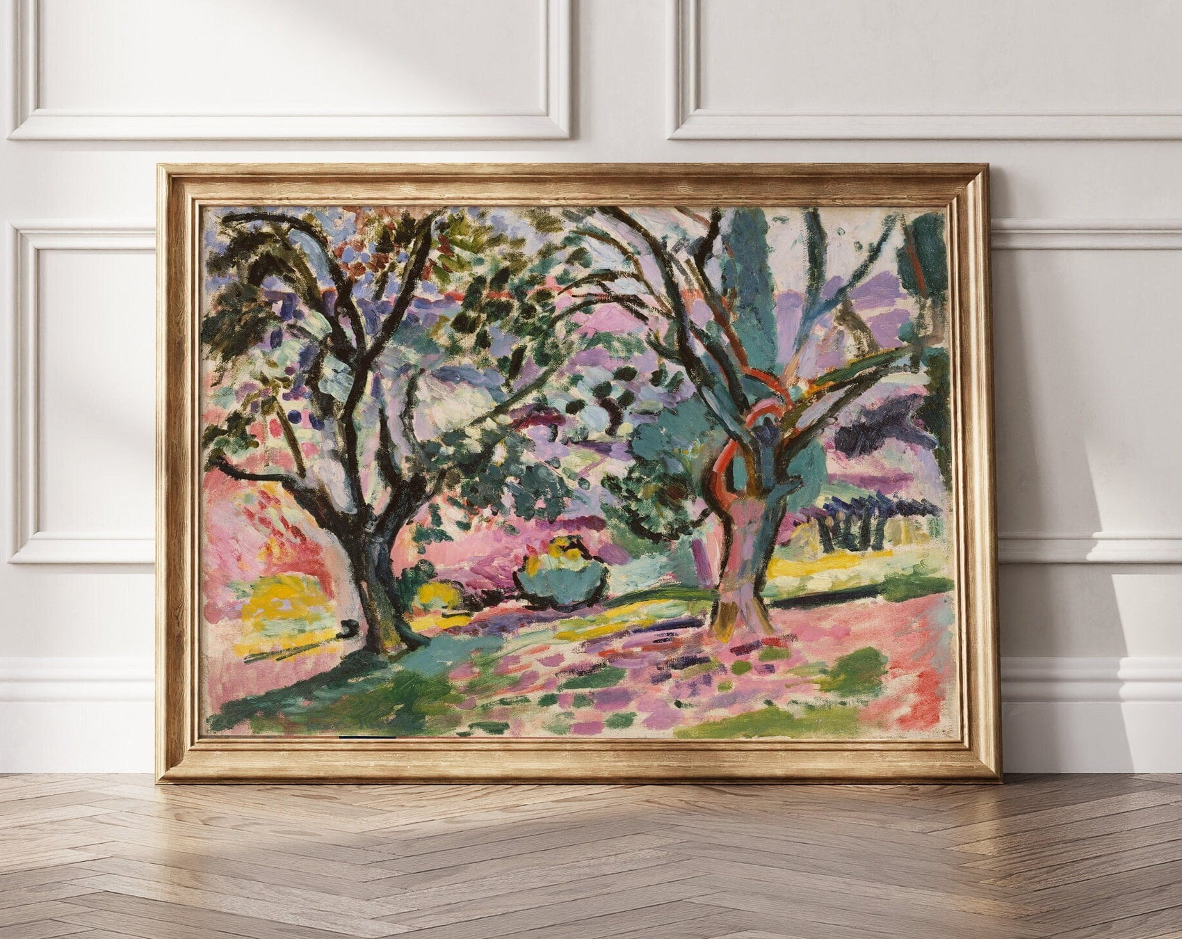 Henri Matisse Olive Trees at Collioure Poster, Henri Matisse Exhibition ...