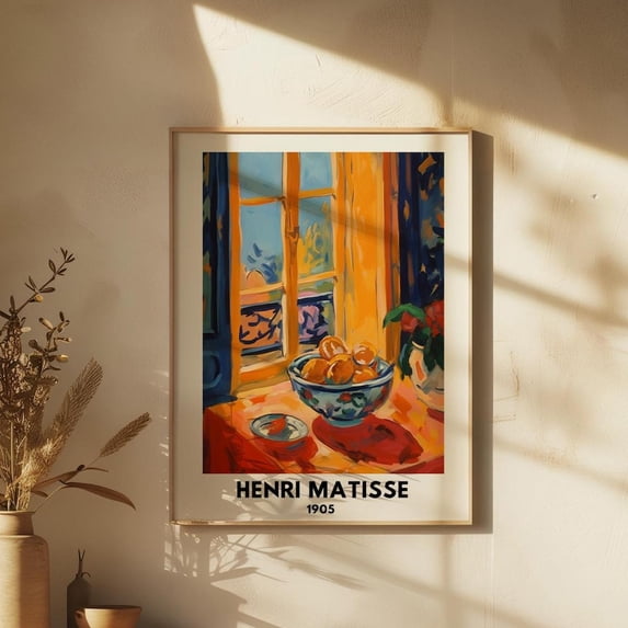 Henri Matisse Open Window Art Print, Henri Matisse Inspired Print, NO ...