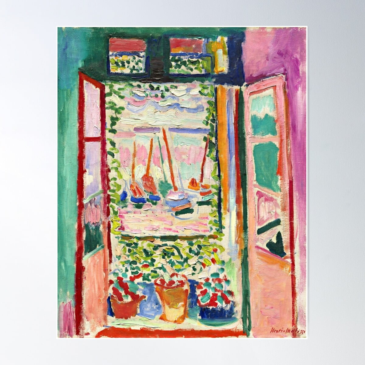 Henri Matisse, Open Window, Collioure, 1905, Art Print, Fauvism, Modern ...