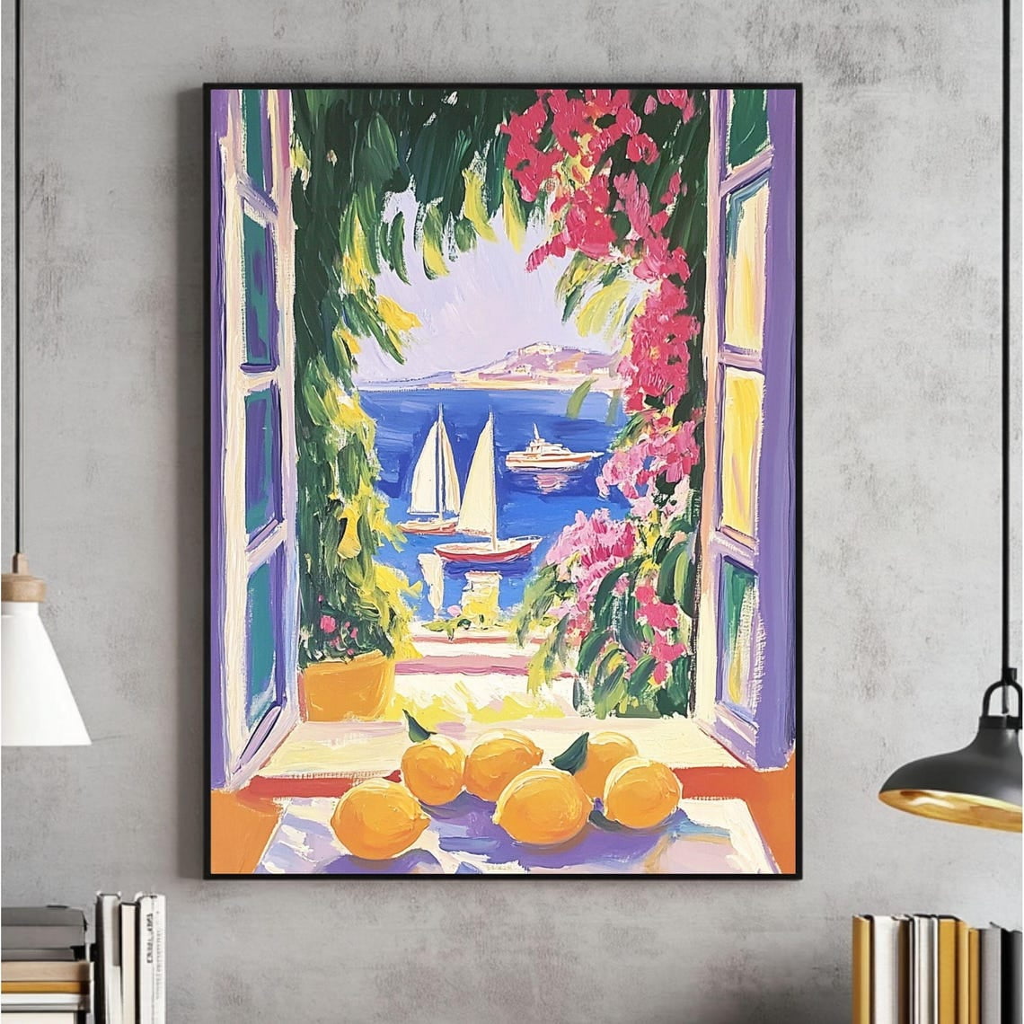 Henri Matisse Open Window Fauvism Wall Art, Sailing, Costal Print ...