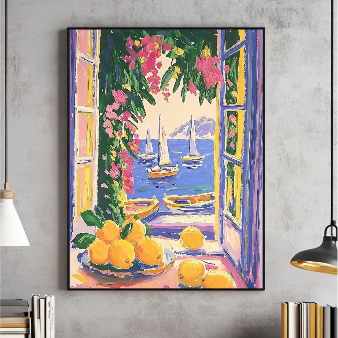 Henri Matisse Open Window Fauvism Wall Art, Sailing, Costal Print ...